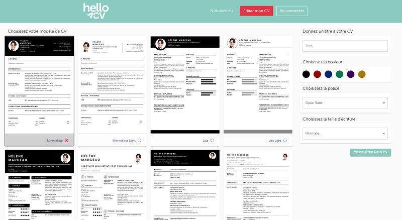 Où trouver des modèles de CV gratuits ? - 1roseblanche
